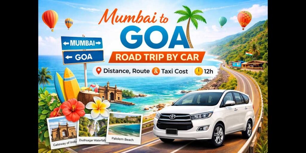Mumbai to Goa Road Trip by Car | Taxi Cost & Route Guide